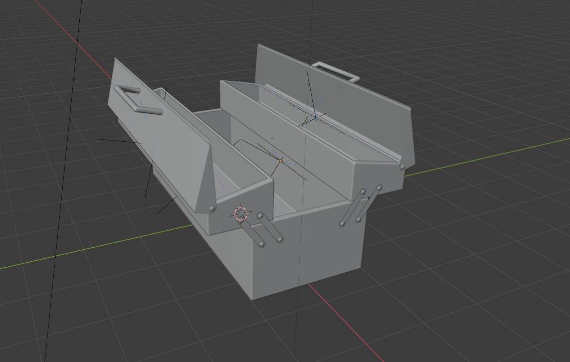 3D model Toolbox with Adjustable Joints VR / AR / low-poly | CGTrader