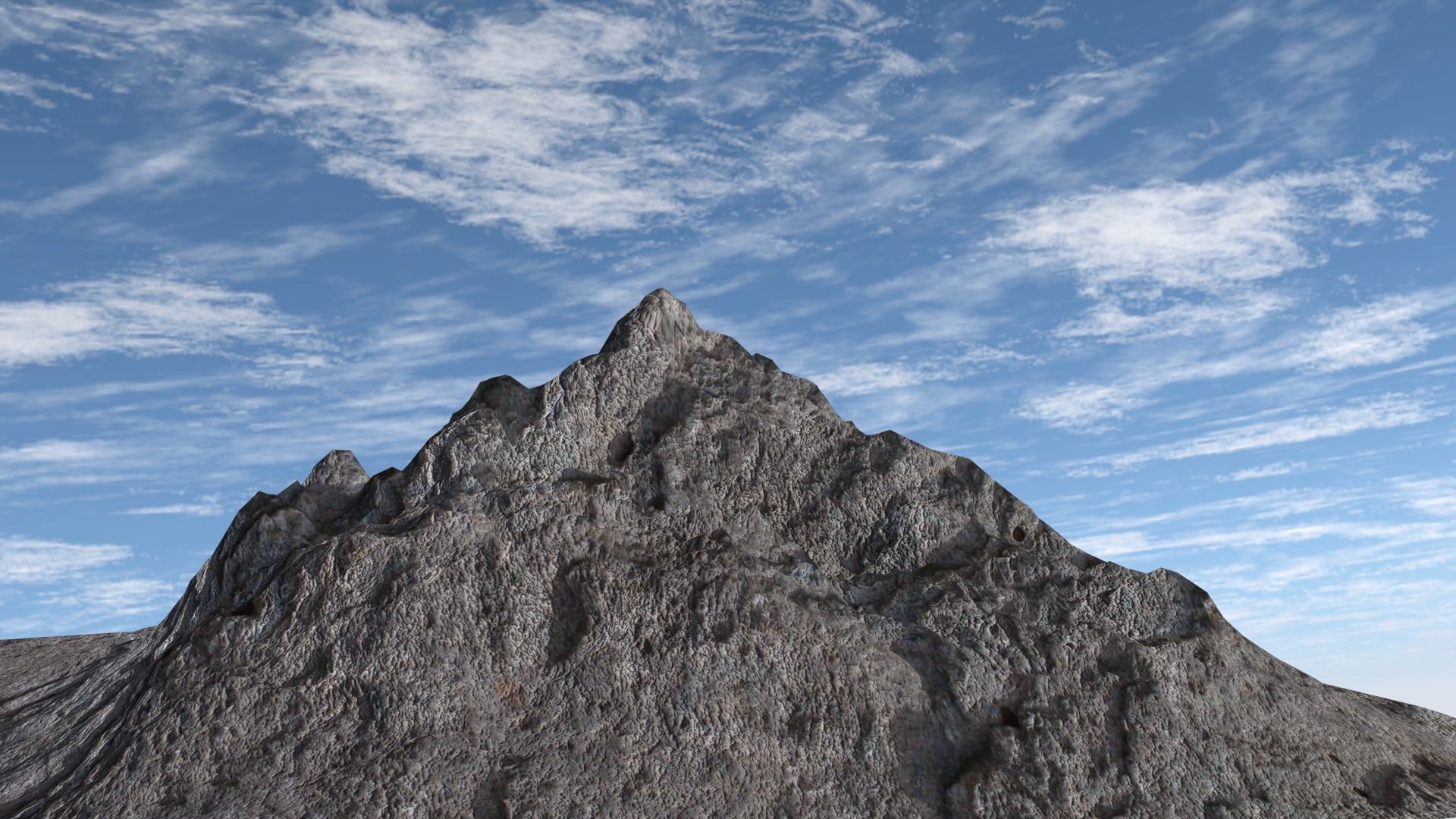 3D model 4 mountain types and free sky hdri VR / AR / low-poly | CGTrader