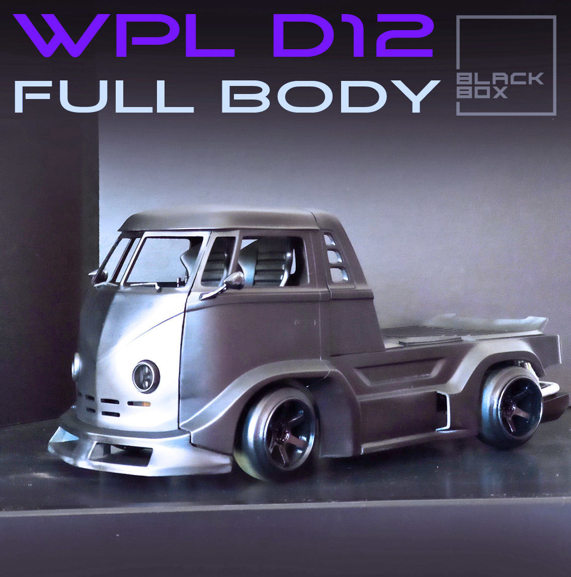 WPL D12 RC FULLBODY by BLACKBOX 3D model 3D printable | CGTrader