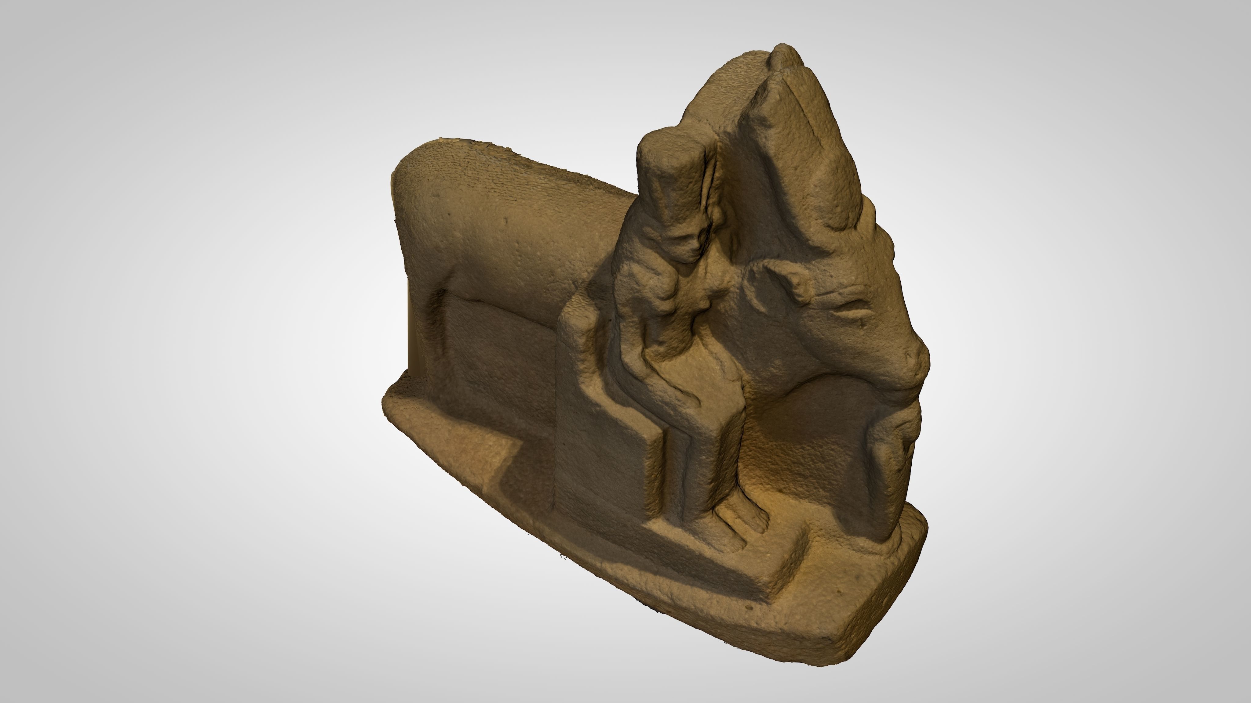 Egyptian - goddess Hathor in her four forms 3D model | CGTrader
