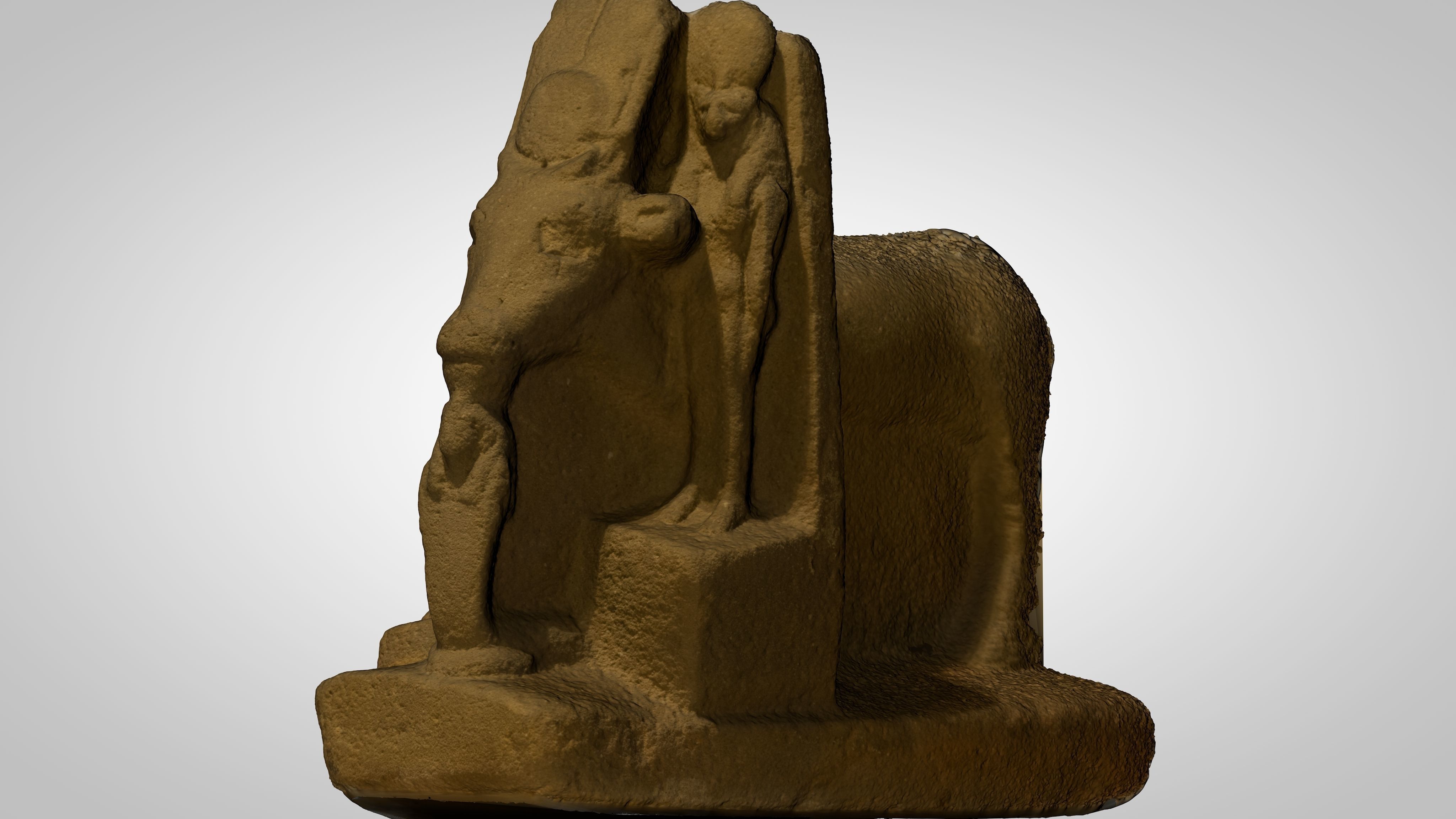 Egyptian - goddess Hathor in her four forms 3D model | CGTrader