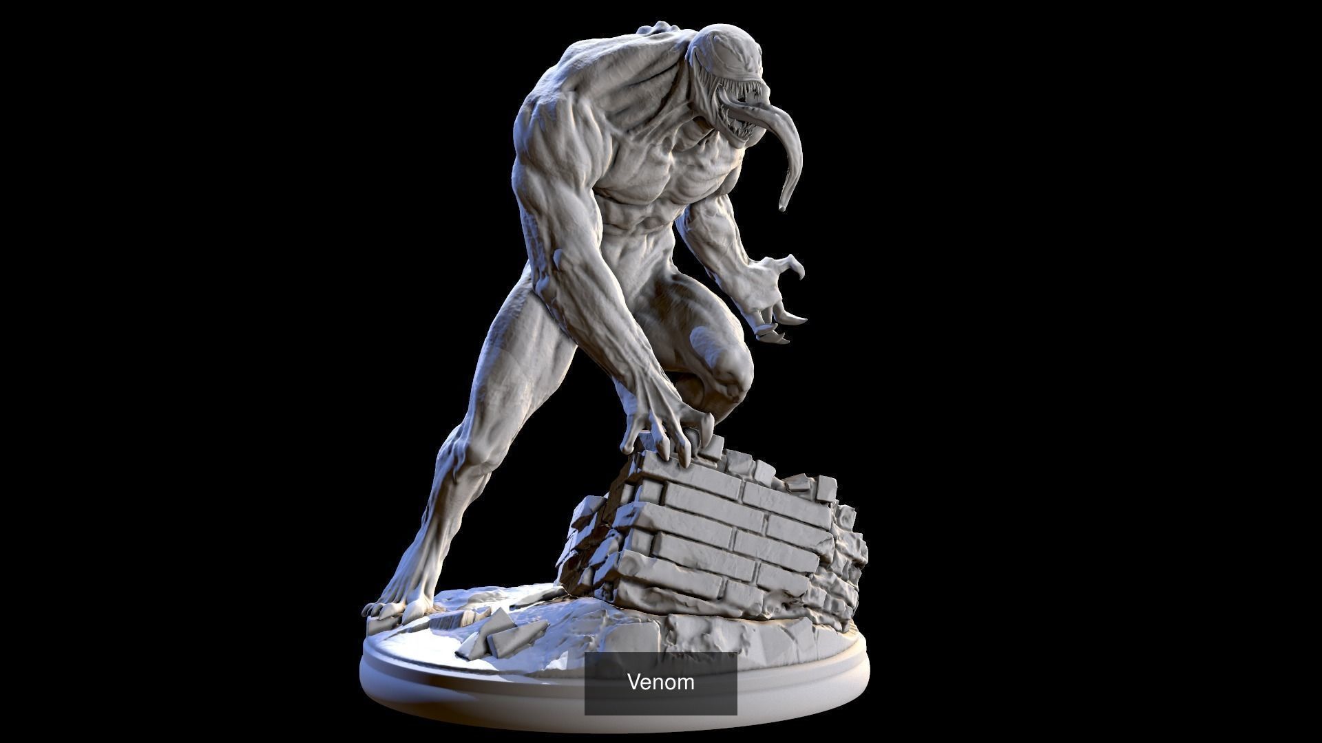Boys boys statue of man holding knife 3D Model Collection | CGTrader