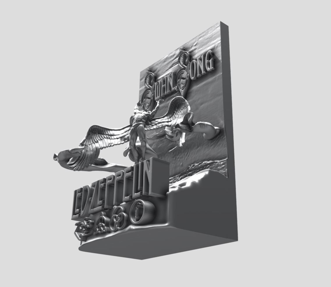 Led Zeppelin - Swan Song 3D Printing 3D model 3D printable | CGTrader