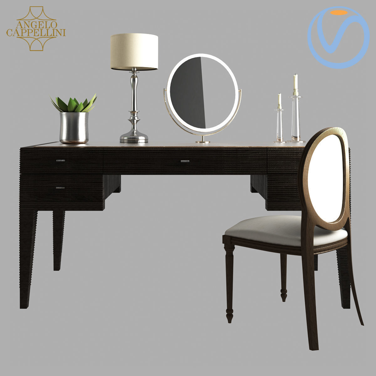 DIMITRI Opera Contemporary by Angelo Cappellini Dressing Tables 3D ...