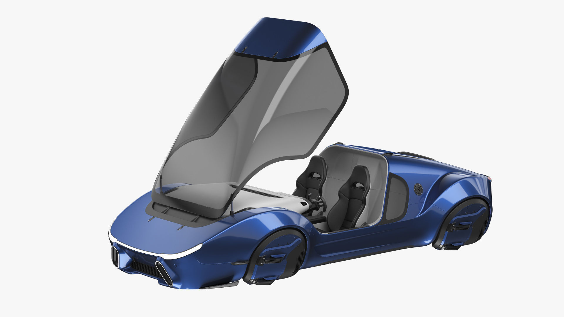 Hover Car Concept 5 3D model | CGTrader