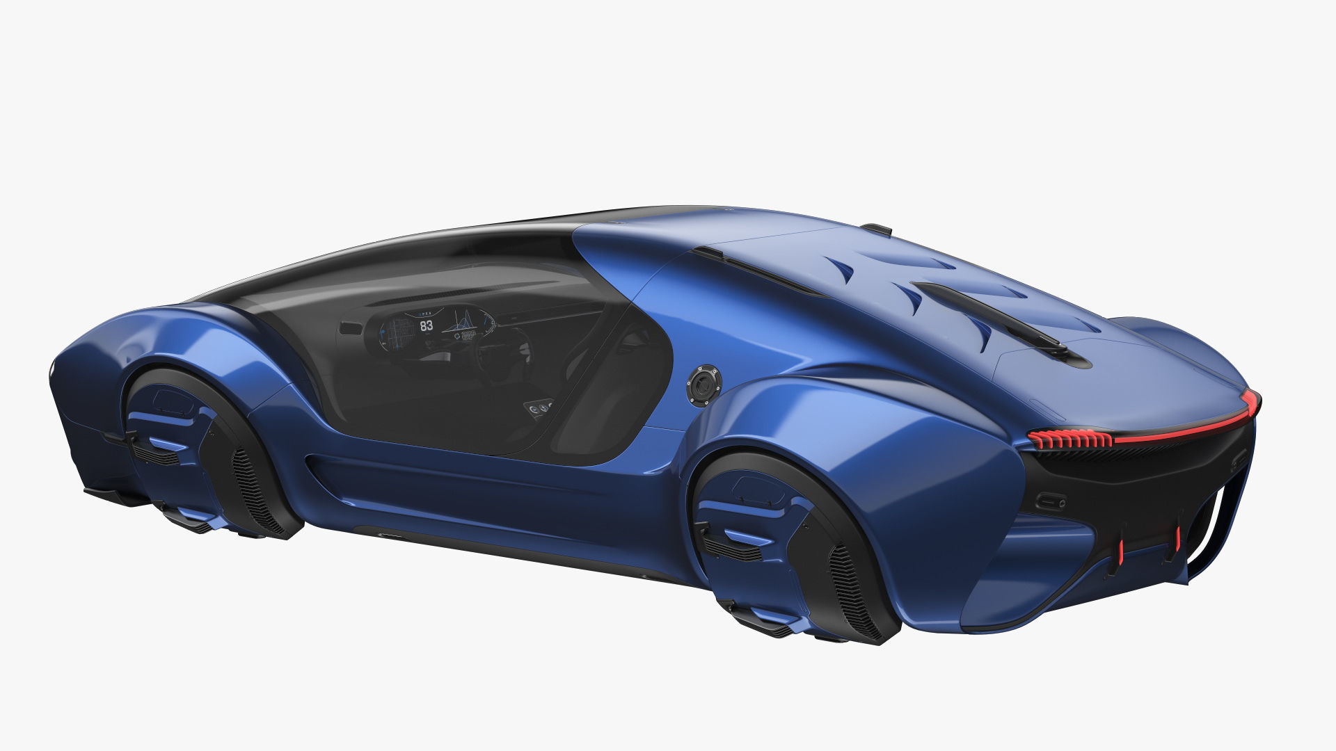 Hover Car Concept 5 3D model | CGTrader