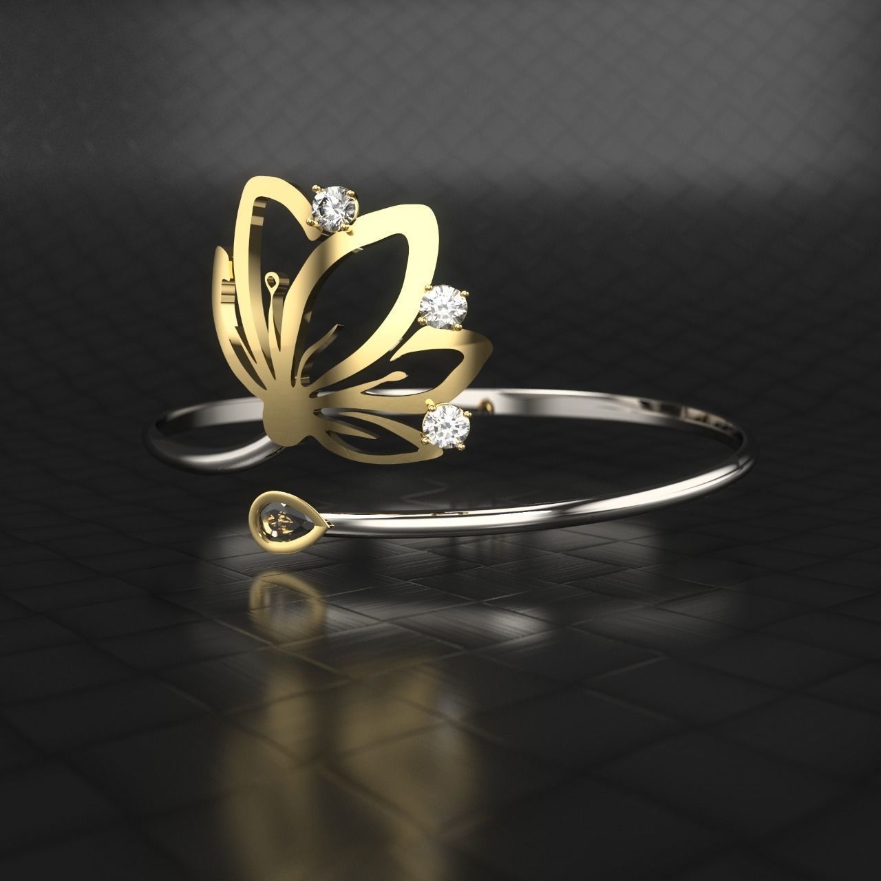 Finger ring 3dprint model 3D model 3D printable | CGTrader