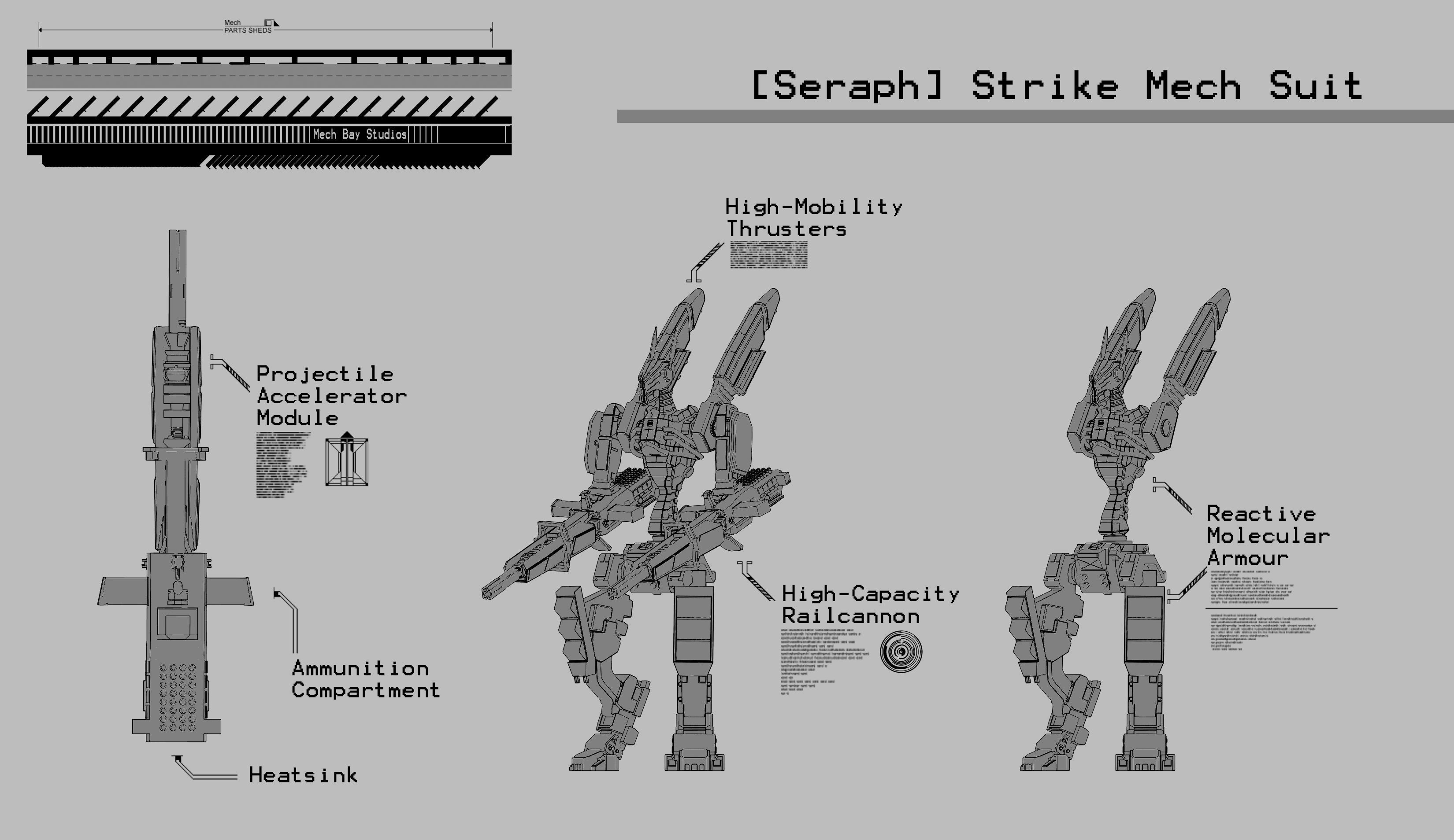 28mm Strike Mech - Seraph 3D model 3D printable | CGTrader
