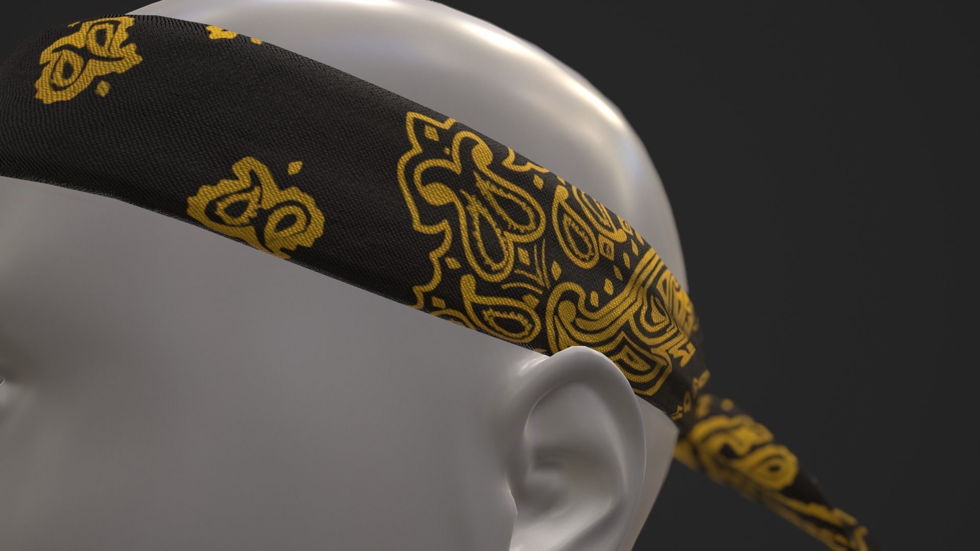 3D model Headband bandana VR / AR / low-poly | CGTrader