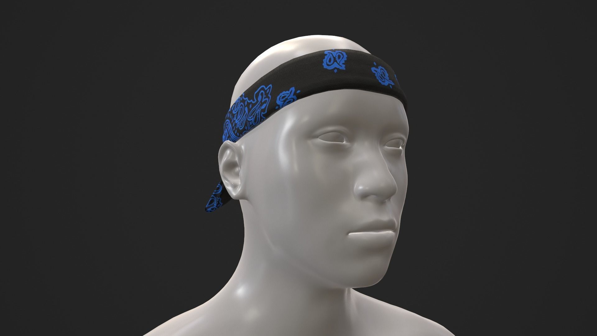 3D model Headband bandana VR / AR / low-poly | CGTrader