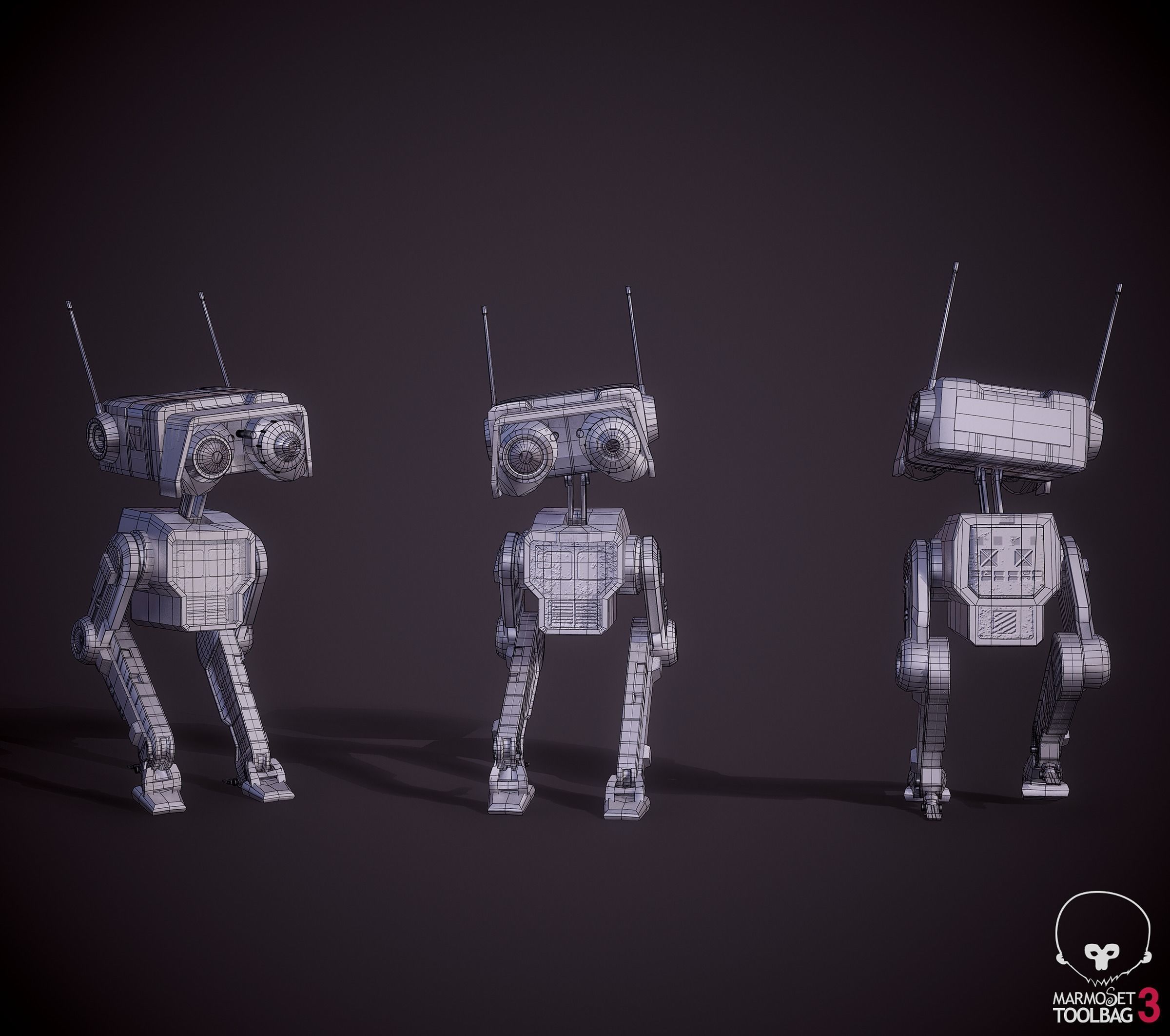 3D model BD-1 Game Character -Ready To Rigg VR / AR / low-poly | CGTrader