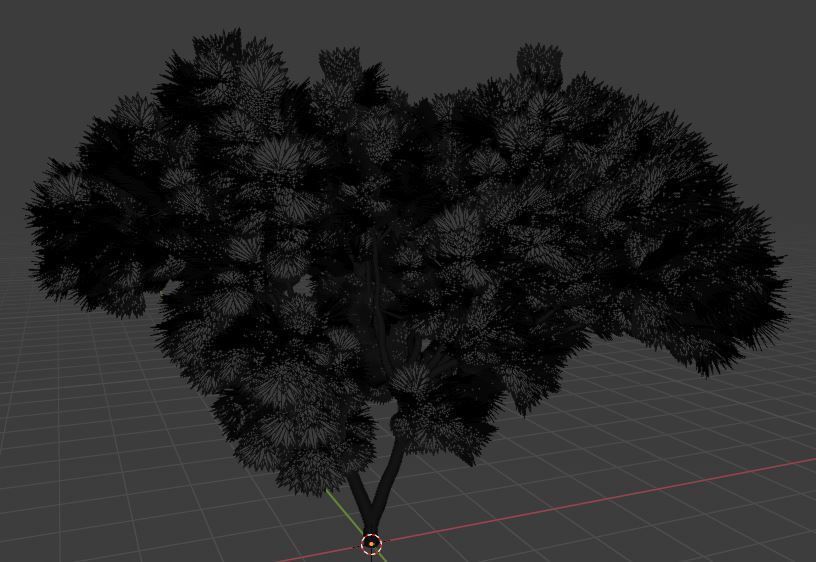 A 3D Cartoon Shade Tree 3D model | CGTrader