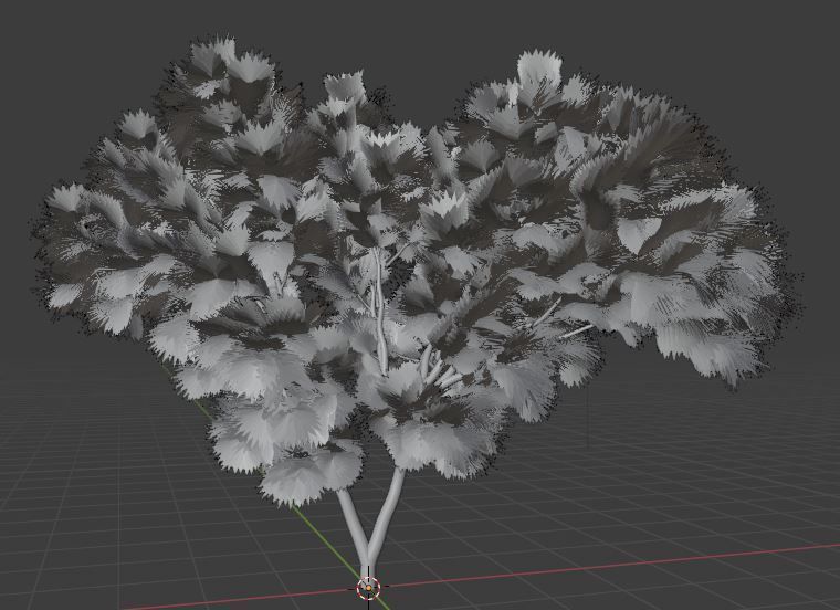A 3D Cartoon Shade Tree 3D model | CGTrader