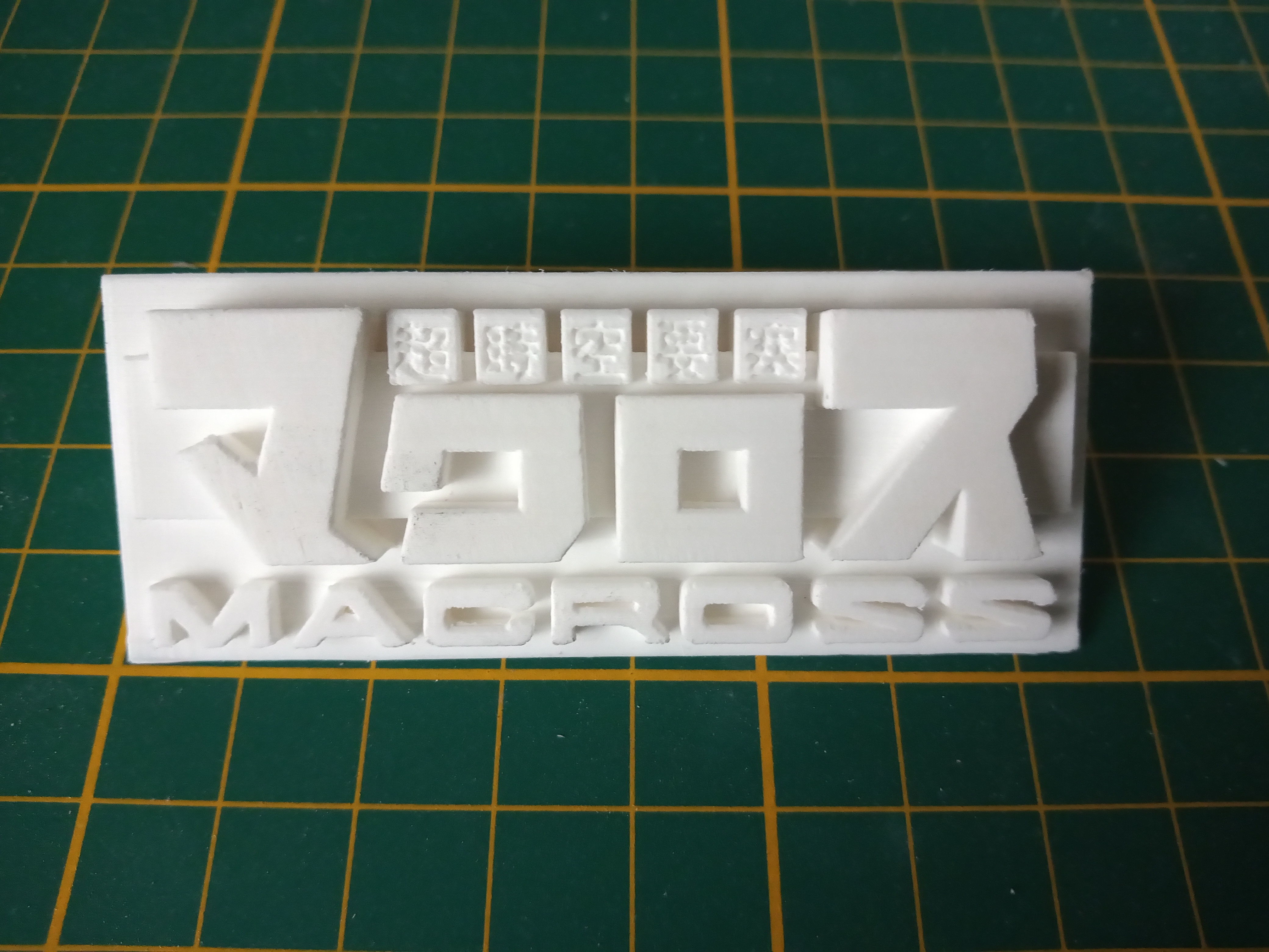 Macross Logo free 3D model 3D printable | CGTrader