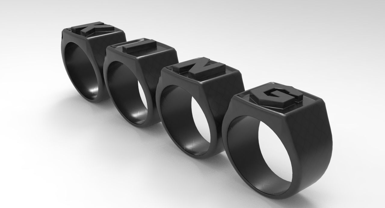 Printable King Ring 3D model | CGTrader