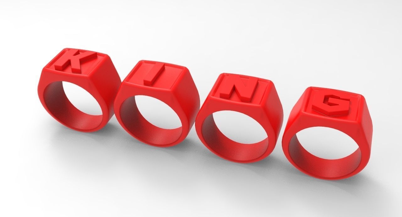 Printable King Ring 3D model | CGTrader