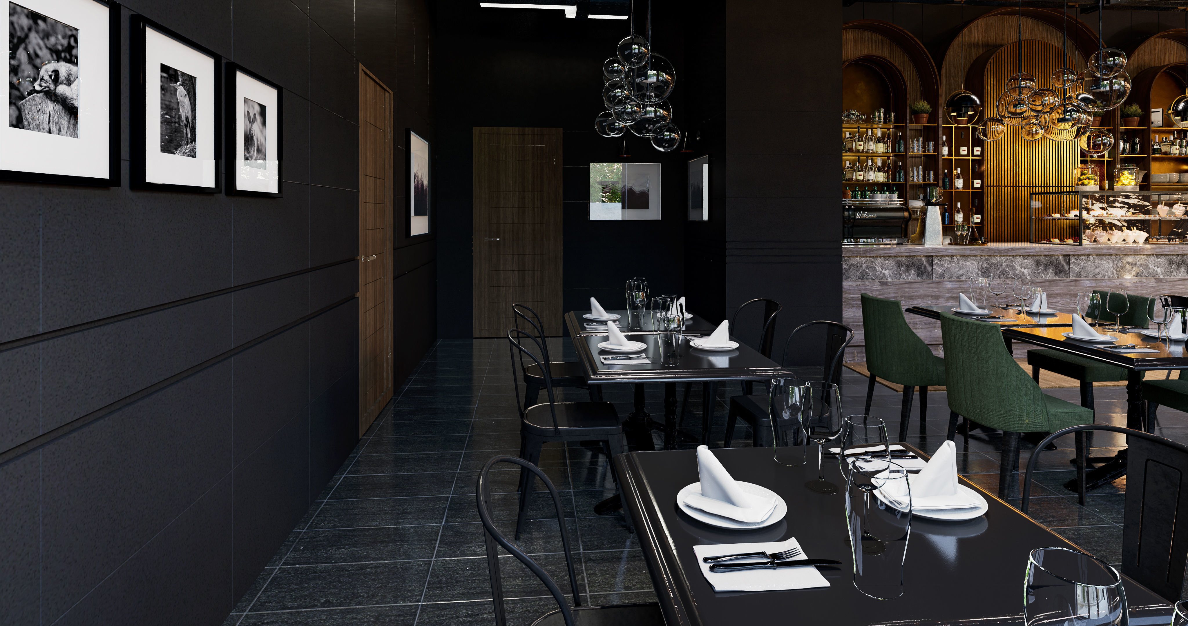 D5 render restaurant scene 3D model animated | CGTrader