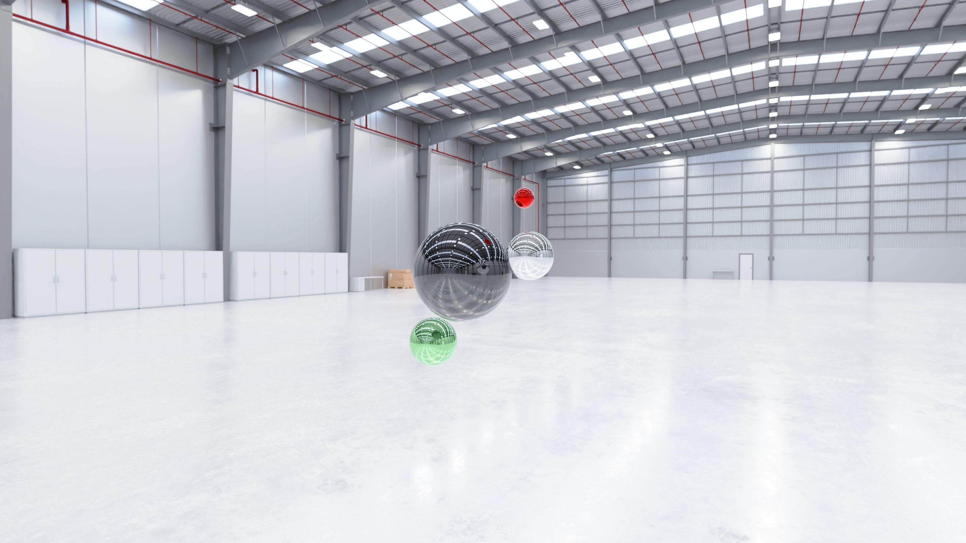 Texture HDRI - Industrial Warehouse Interior 13 - 8192x4096 VR / AR ...