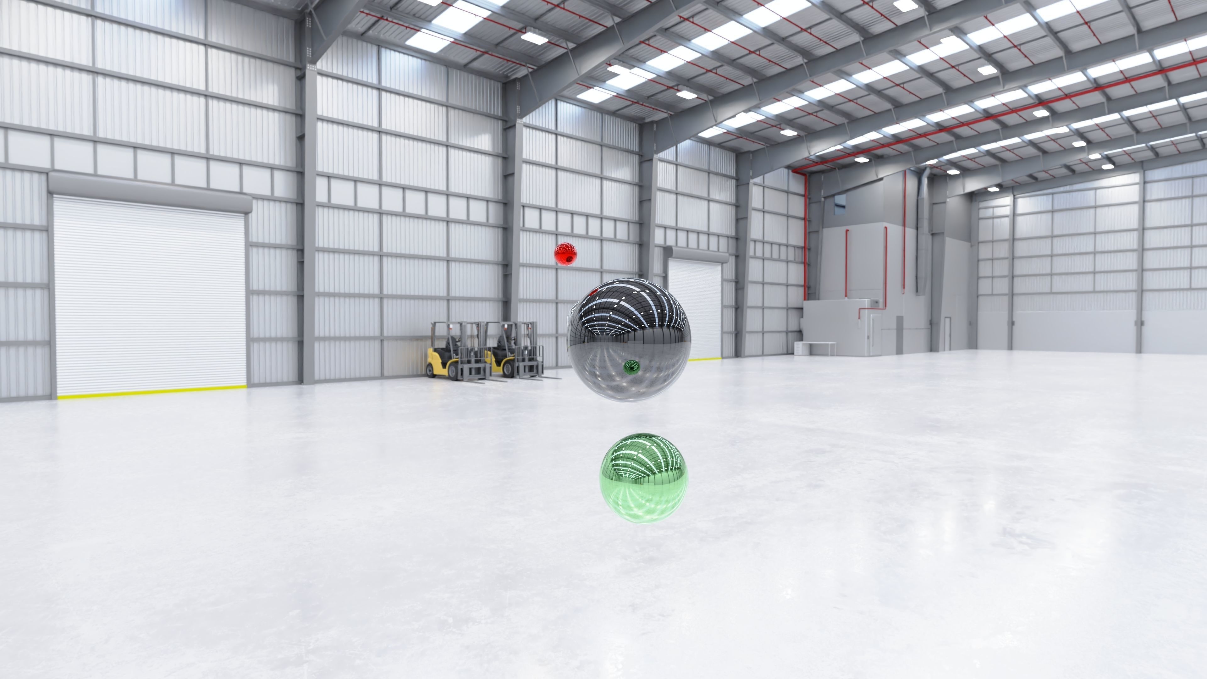Texture HDRI - Industrial Warehouse Interior 13 - 8192x4096 VR / AR ...