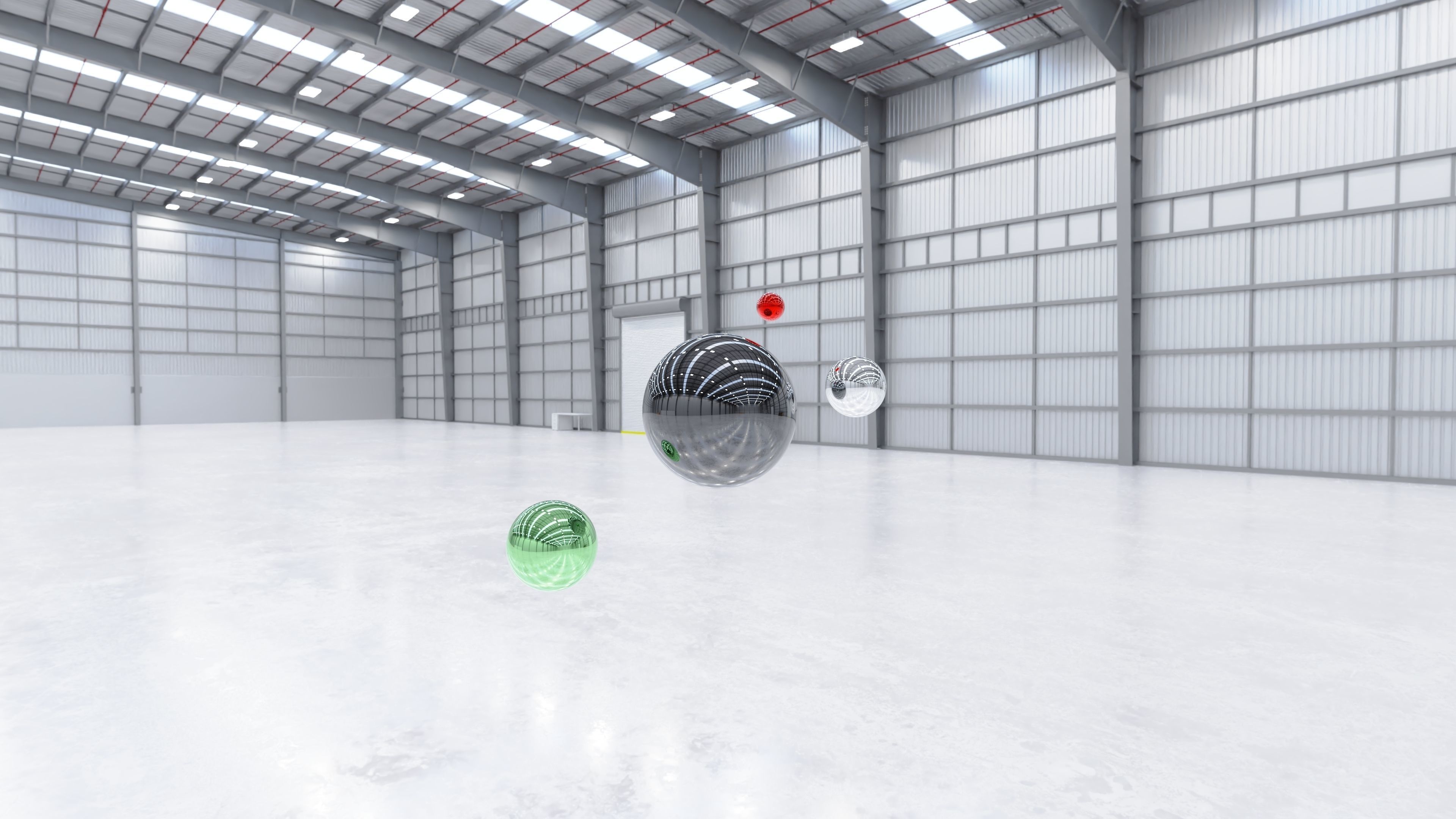 Texture HDRI - Industrial Warehouse Interior 13 - 8192x4096 VR / AR ...