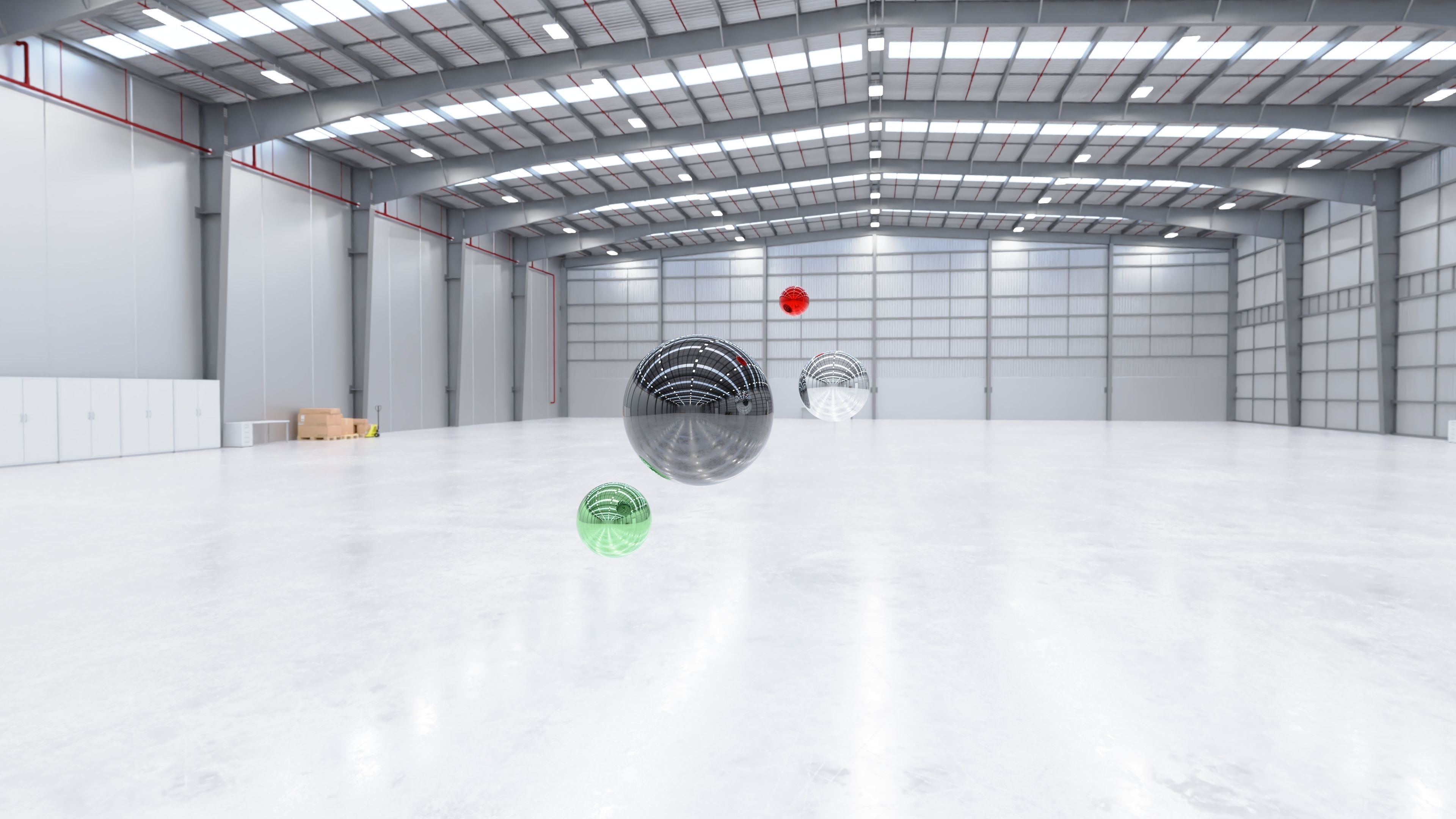 Texture HDRI - Industrial Warehouse Interior 13 - 8192x4096 VR / AR ...
