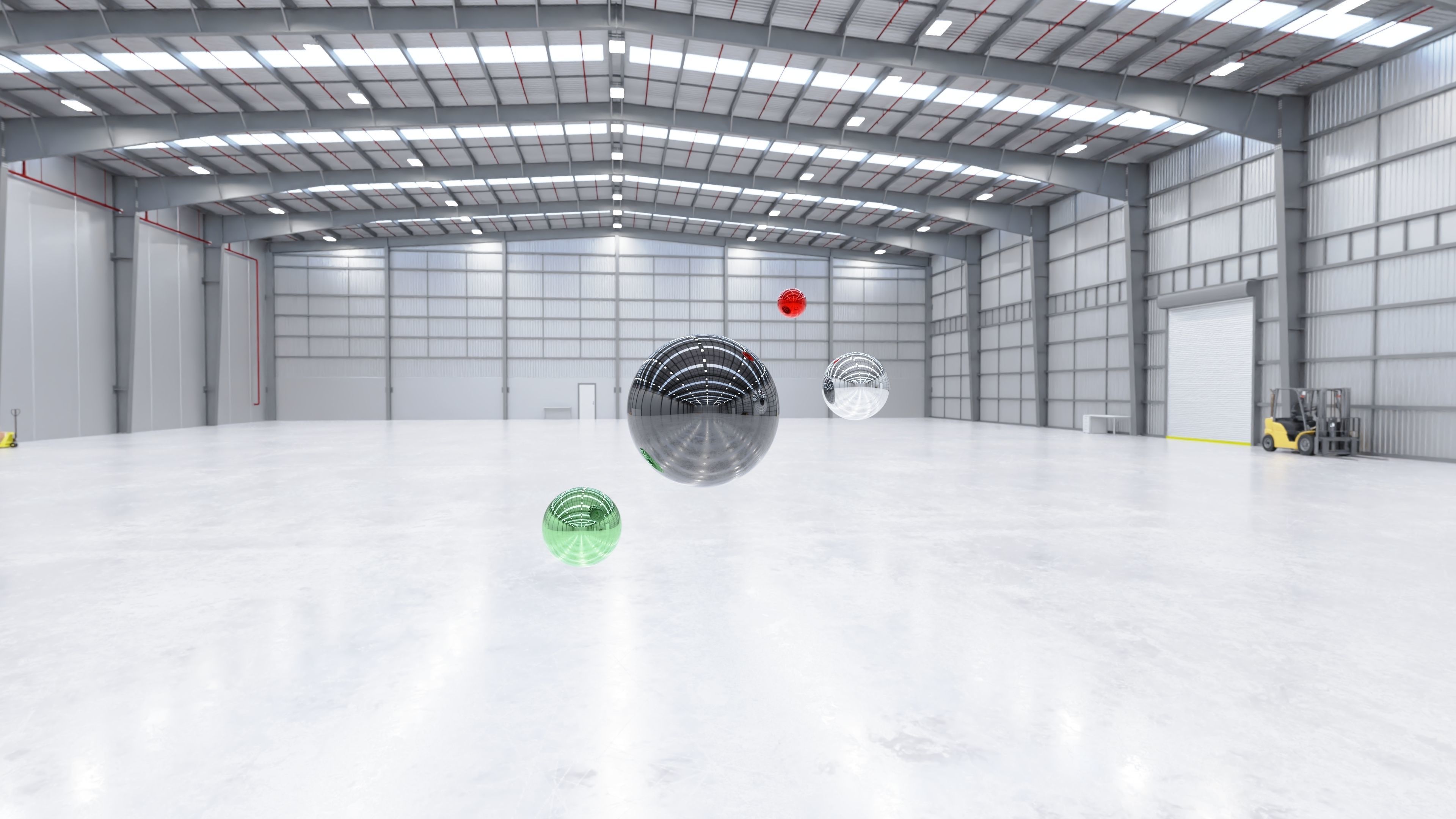 Texture HDRI - Industrial Warehouse Interior 13 - 8192x4096 VR / AR ...
