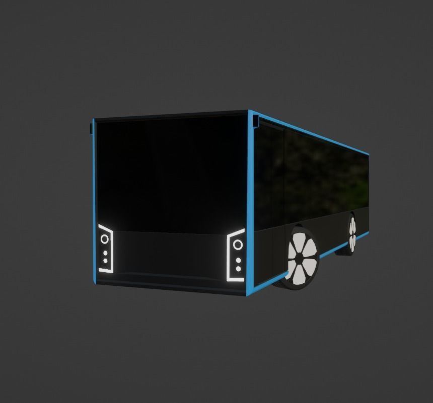 3D model Concept bus VR / AR / low-poly | CGTrader