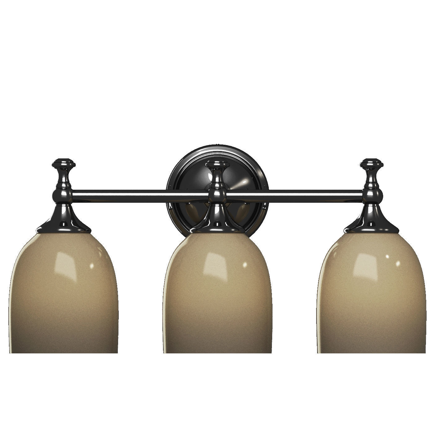 Pottery barn Mercer Triple Sconce 3D model | CGTrader