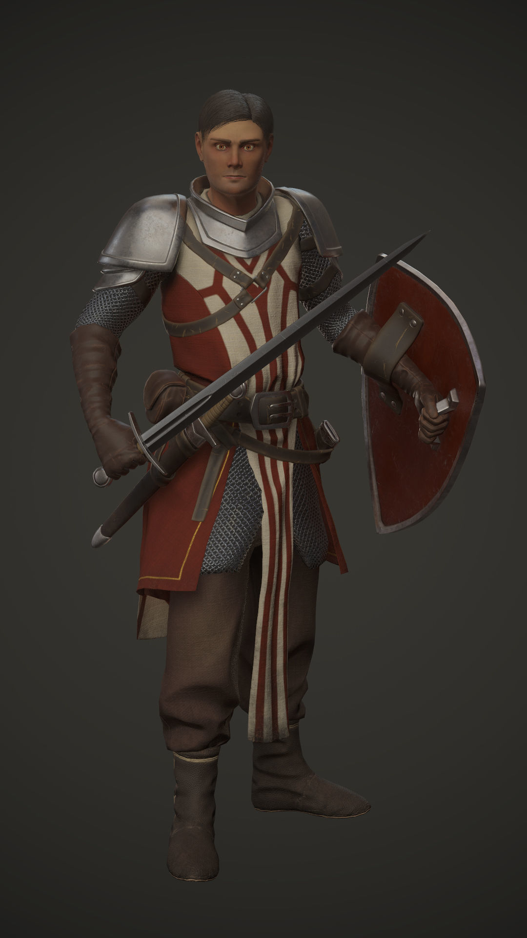 3D model DnD Warrior VR / AR / low-poly | CGTrader