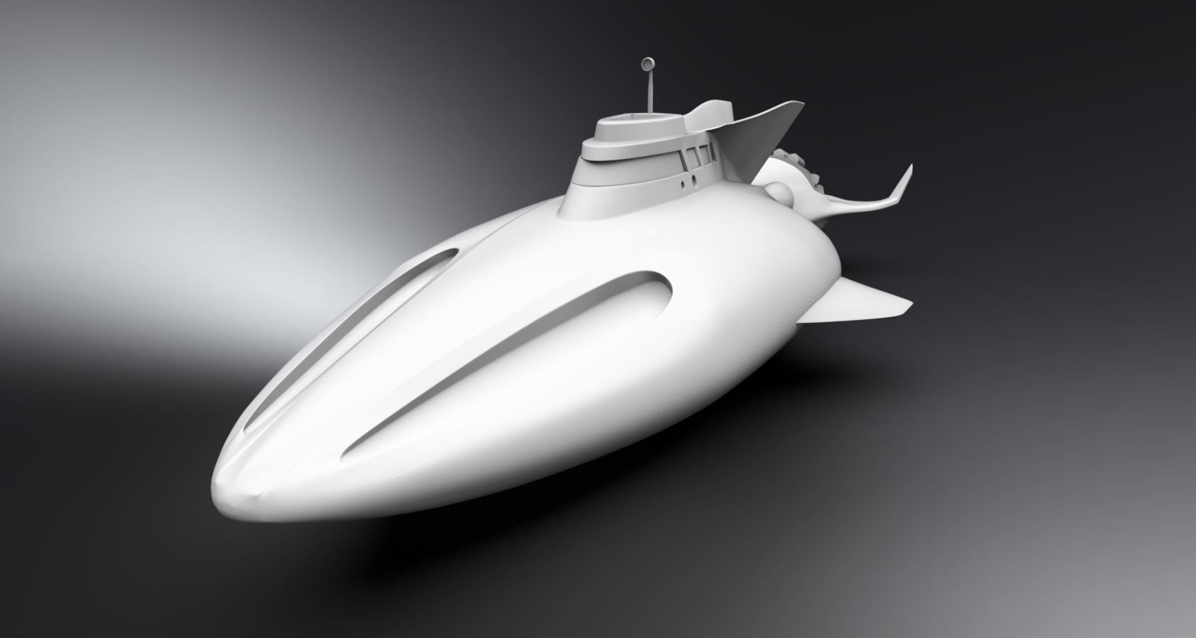 Stingray Submarine scale model 3D model 3D printable | CGTrader