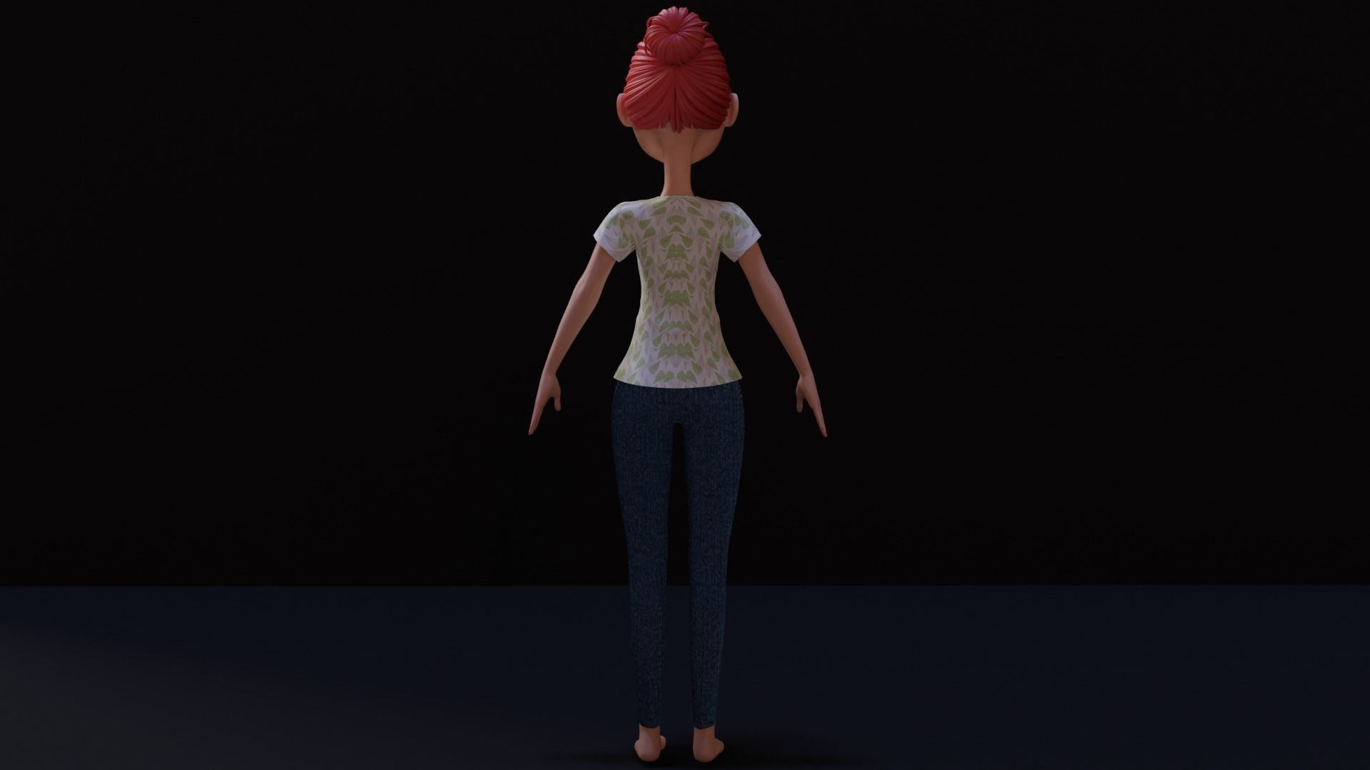 3D model Catoon Woman - FULLY RIGGED VR / AR / low-poly rigged | CGTrader