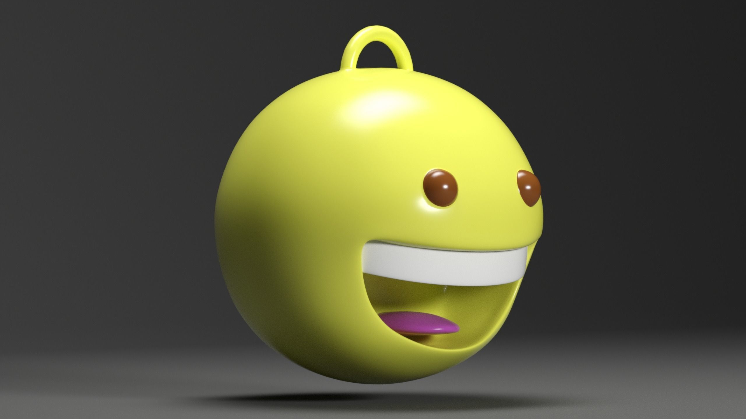 Grinning Face Emoji 3D model | CGTrader