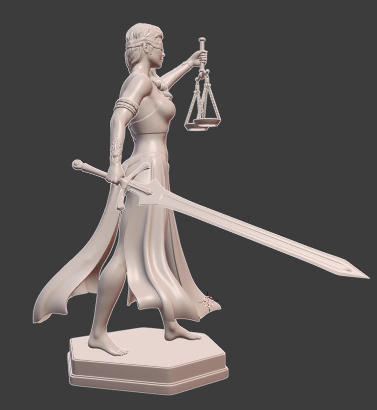 Themis - Goddess of justice 3D model 3D printable | CGTrader