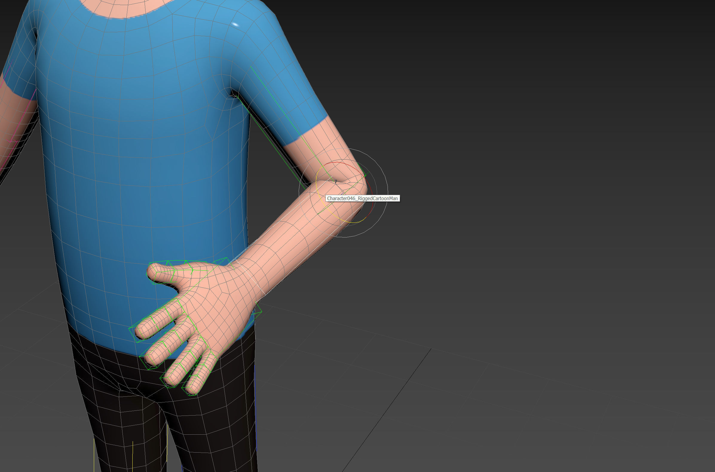 Character122 Rigged Man 3D model rigged | CGTrader