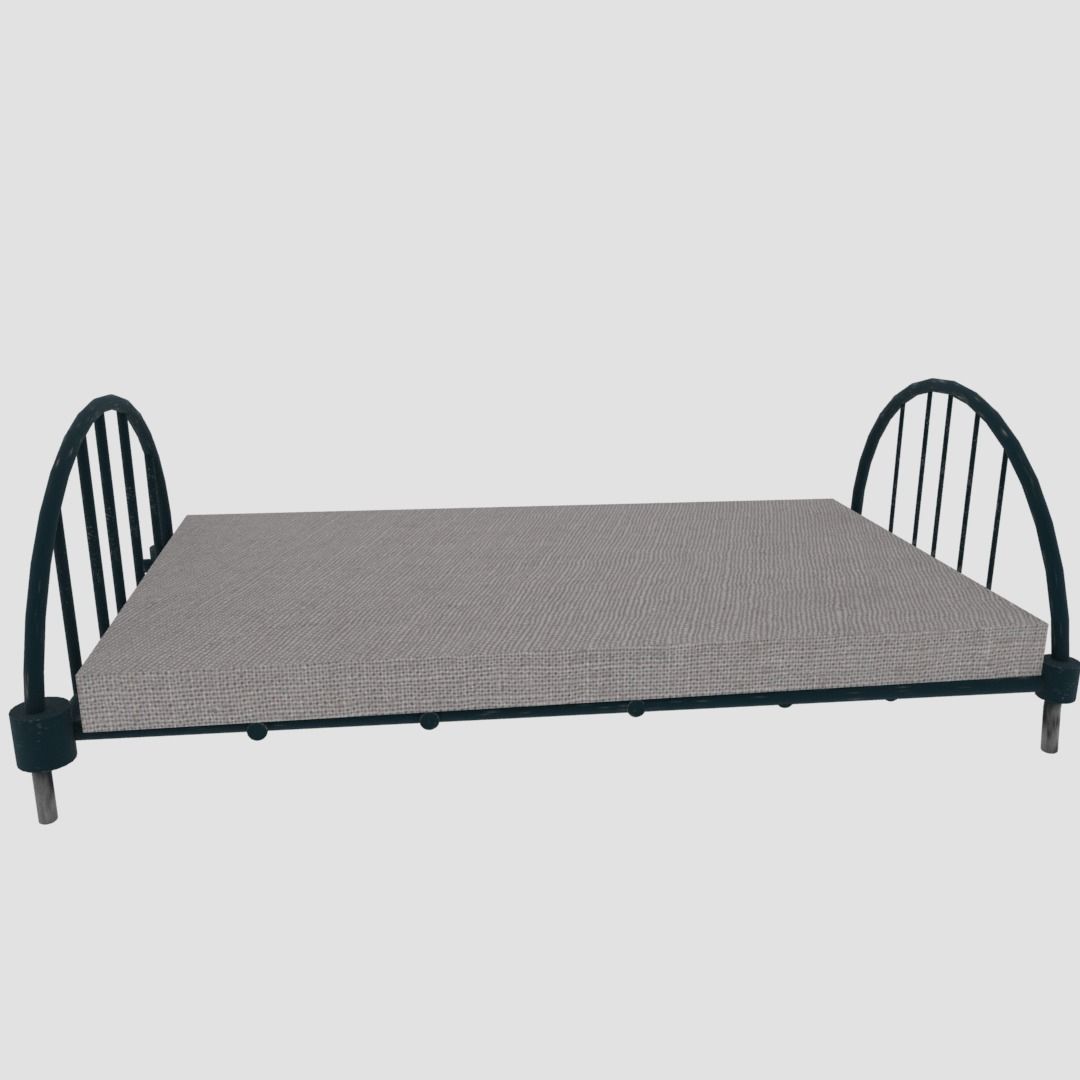 Soviet bed free VR / AR / low-poly 3D model | CGTrader