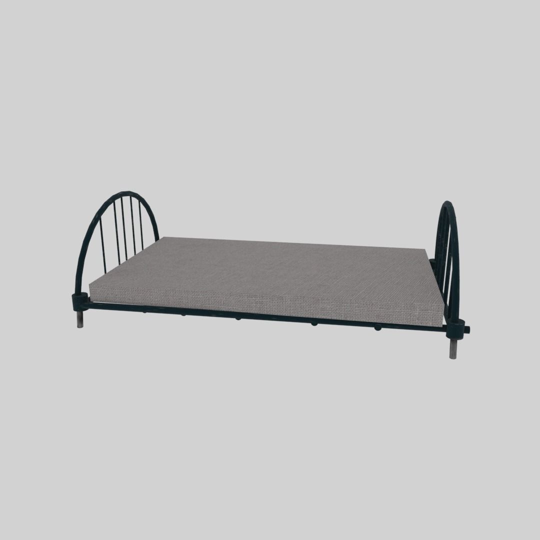 Soviet bed free VR / AR / low-poly 3D model | CGTrader