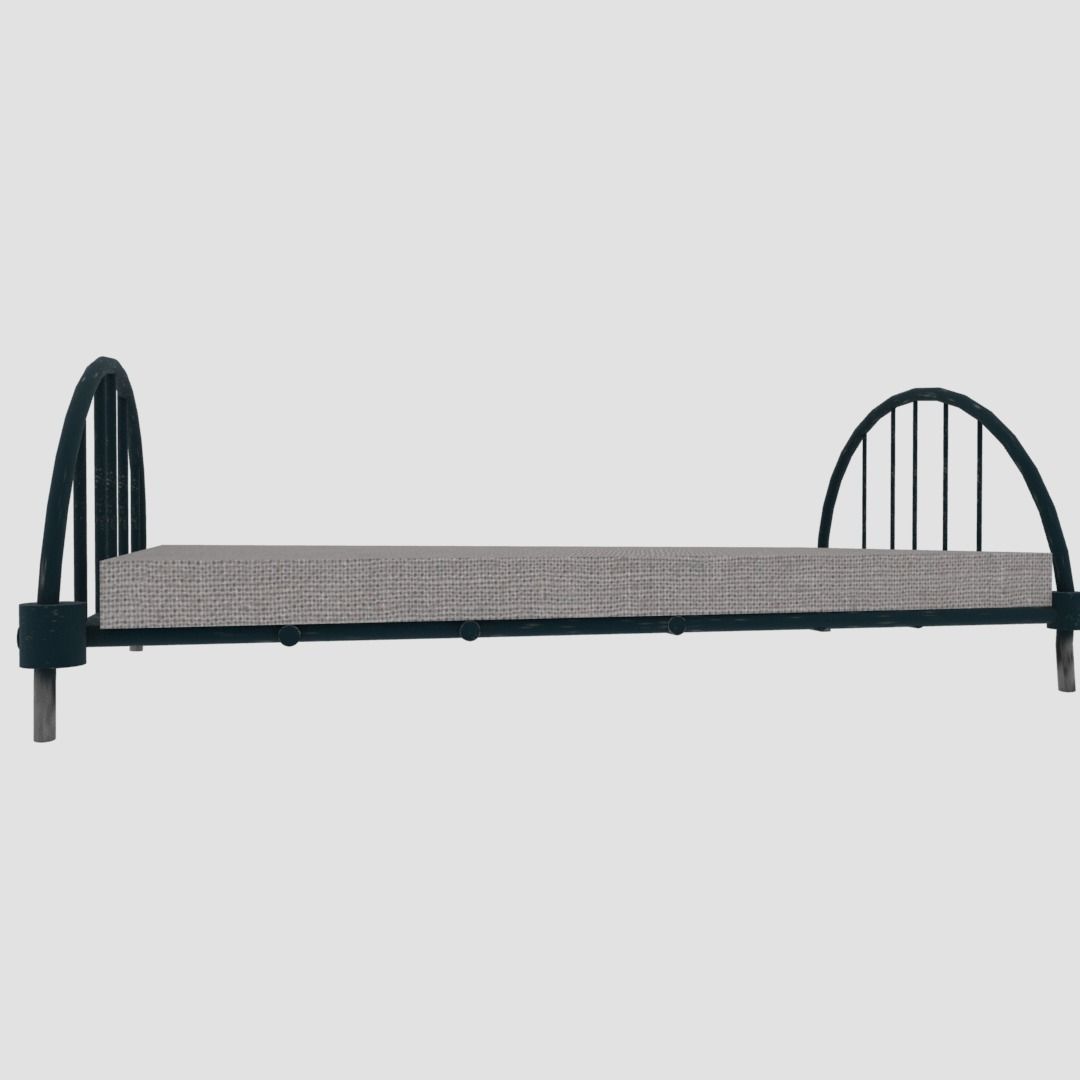 Soviet bed free VR / AR / low-poly 3D model | CGTrader