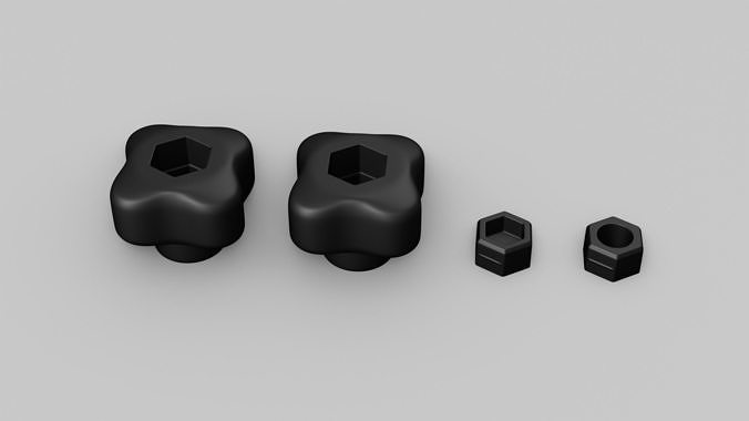 Thumbscrew M5 V1 3D model 3D printable | CGTrader