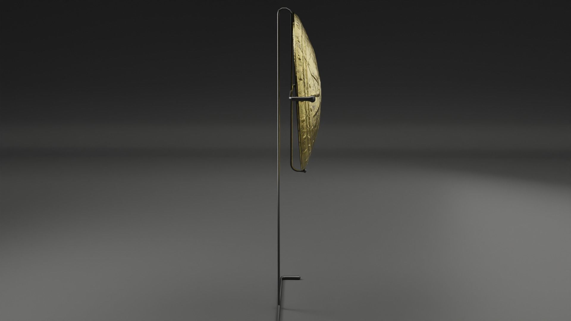 3D model A HISTORICAL KINGS SHIELD USED IN A BATTLE MODEL IN LOW-POLY ...