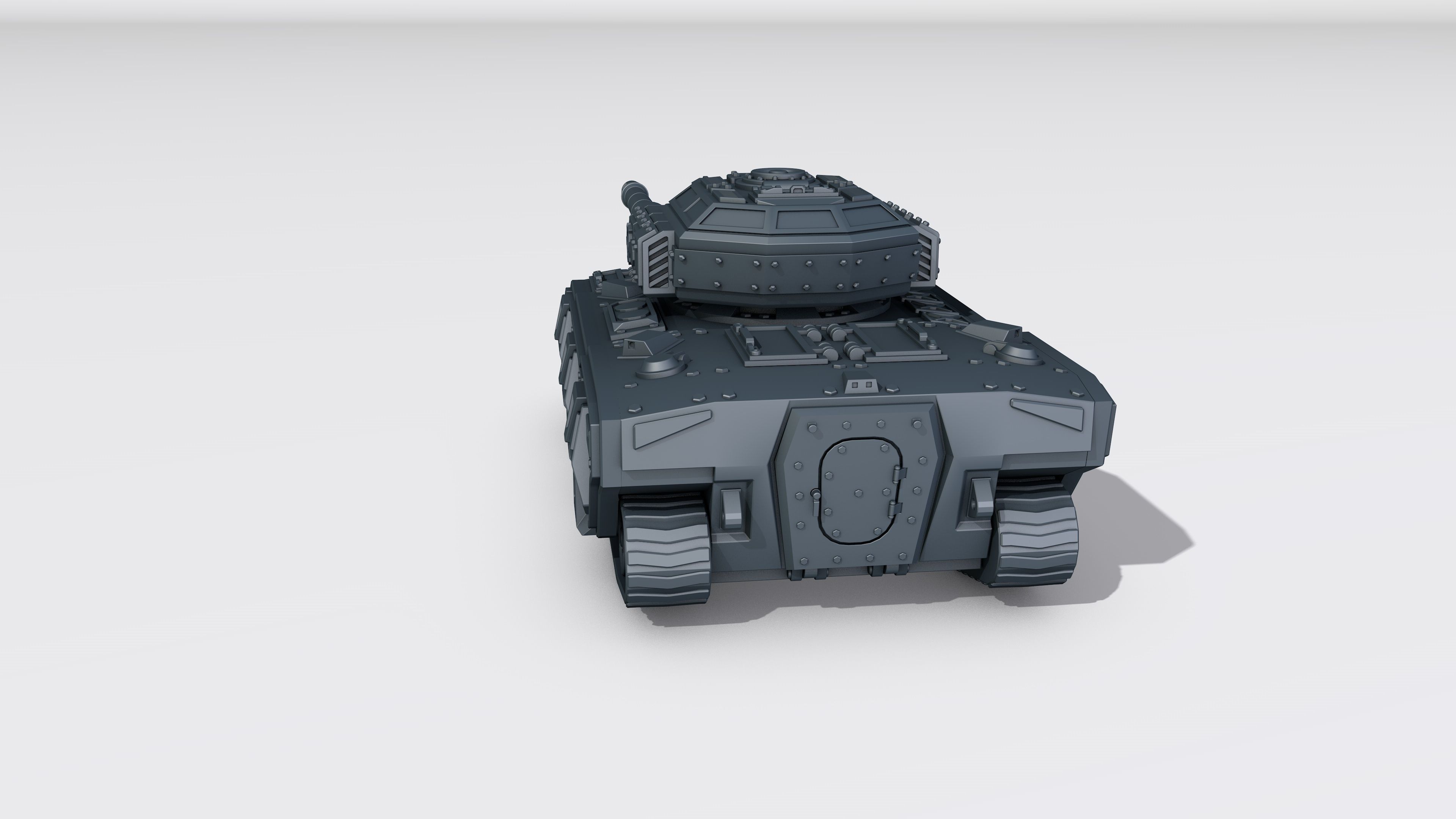 Battle tank V-4 -model for 3d printer 3D model 3D printable | CGTrader