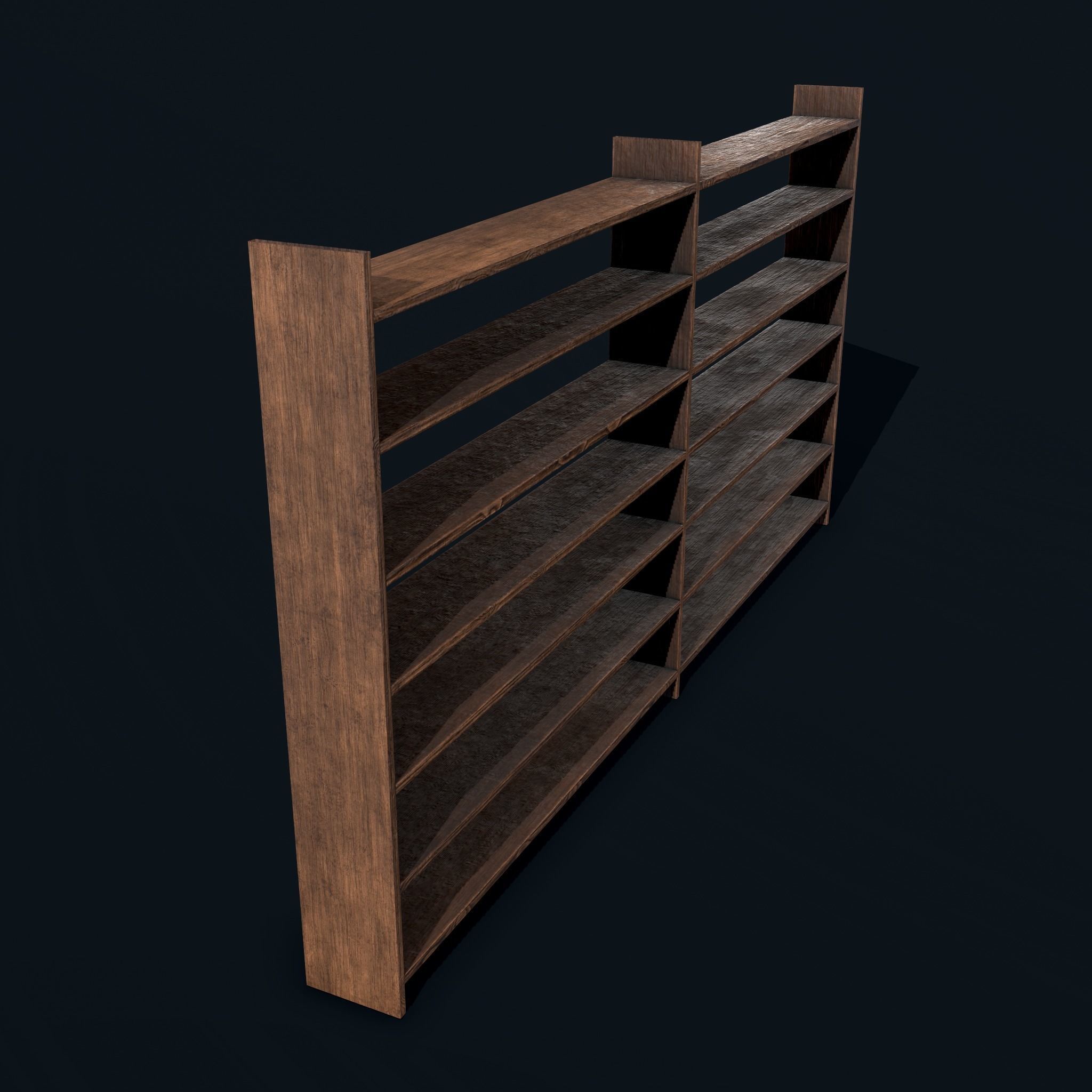 3D model Double Sided Shelf VR / AR / low-poly | CGTrader