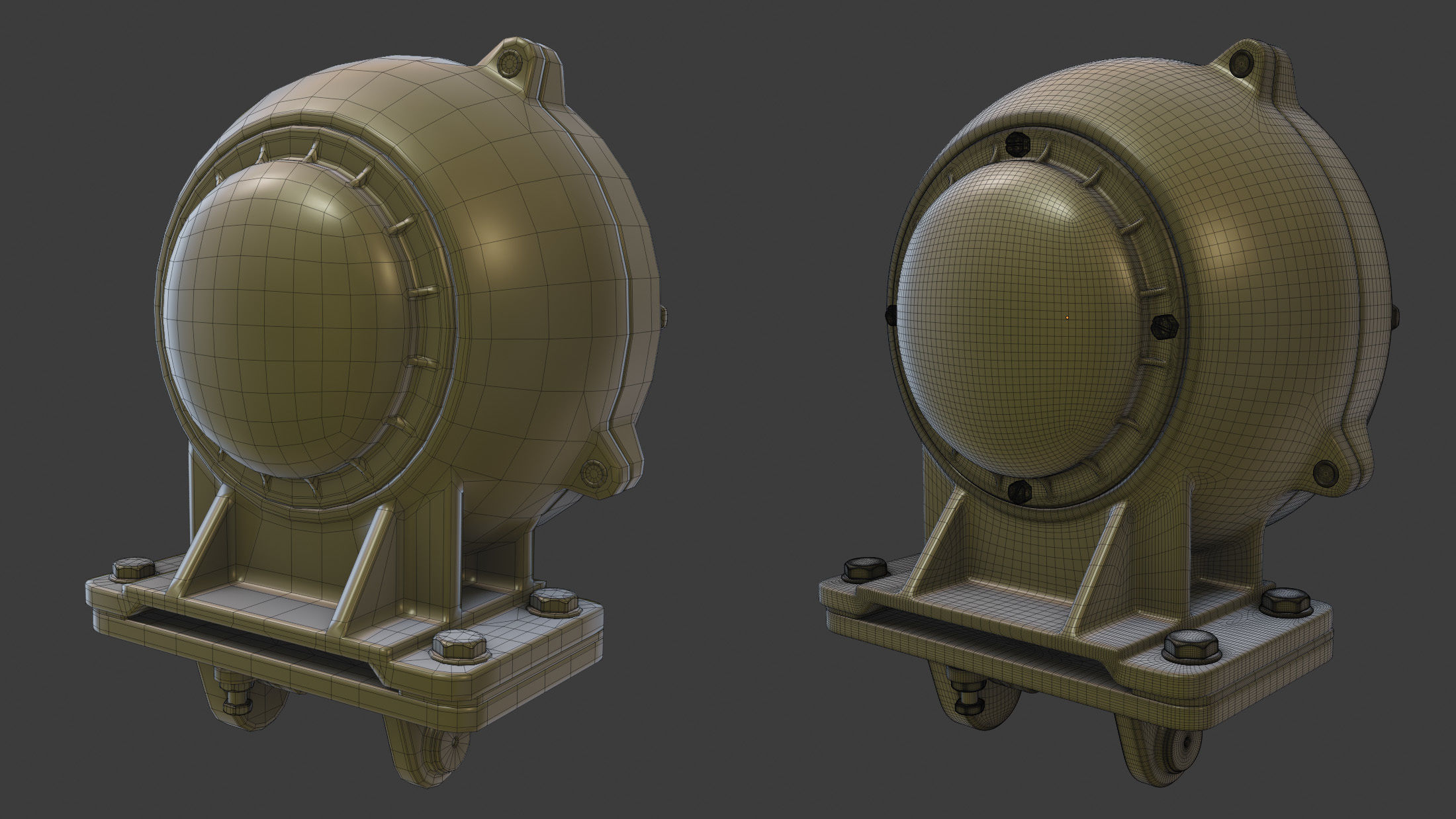 3D model Tank Searchlight L-2G VR / AR / low-poly | CGTrader