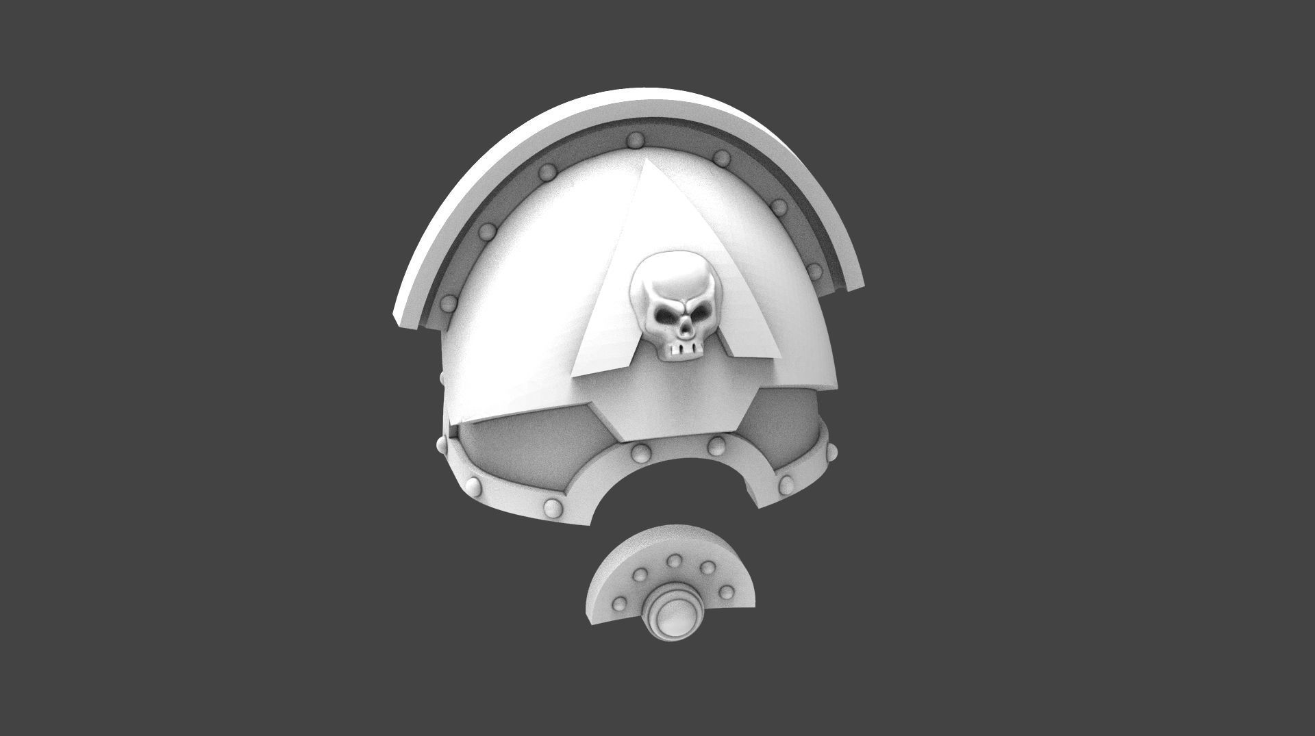 Modular Reinforced Shoulderpads 3D model 3D printable | CGTrader