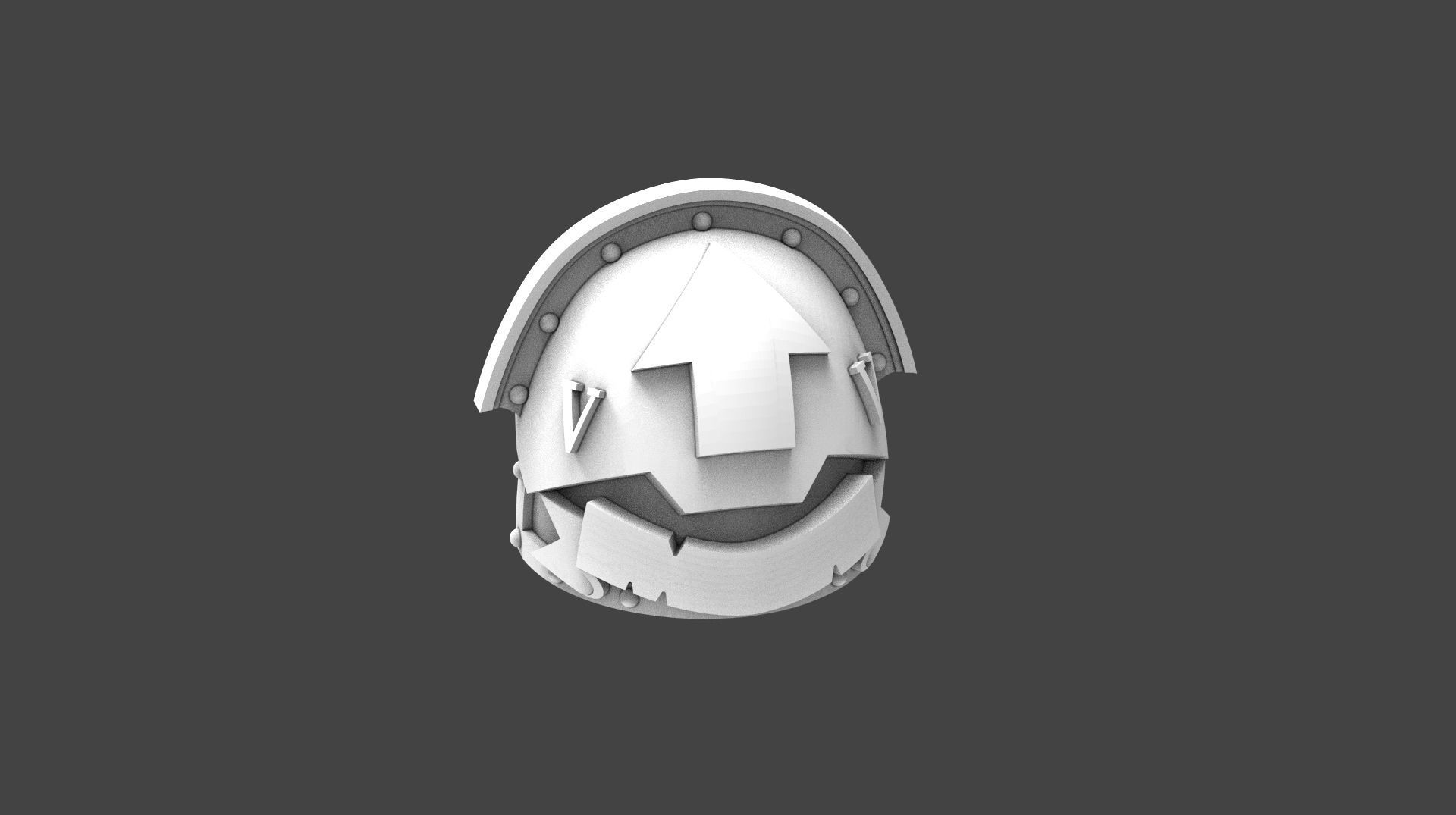 Modular Reinforced Shoulderpads 3D model 3D printable | CGTrader