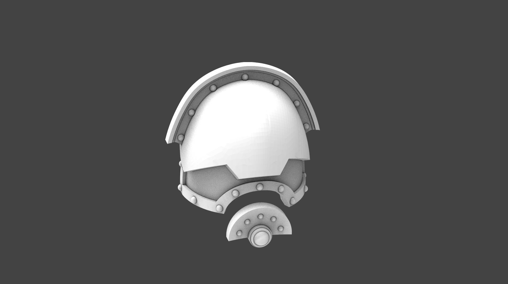Modular Reinforced Shoulderpads 3D model 3D printable | CGTrader