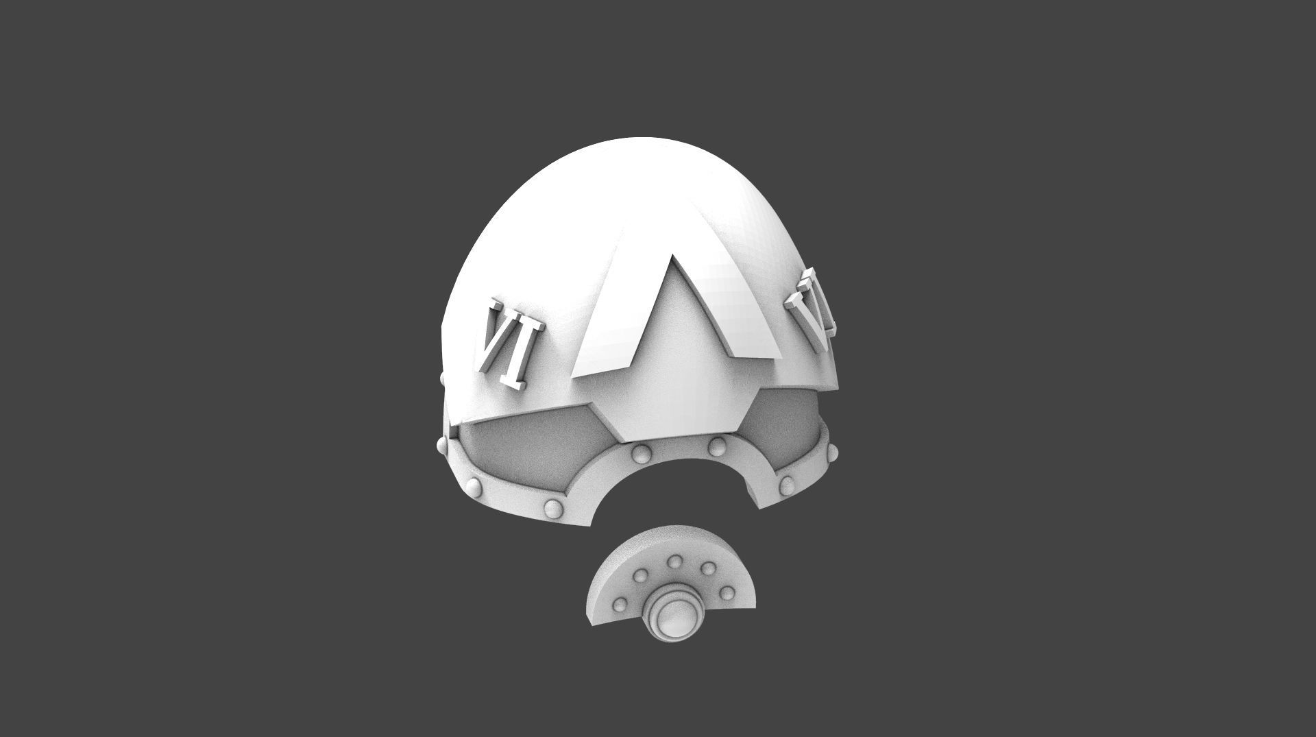 Modular Reinforced Shoulderpads 3D model 3D printable | CGTrader