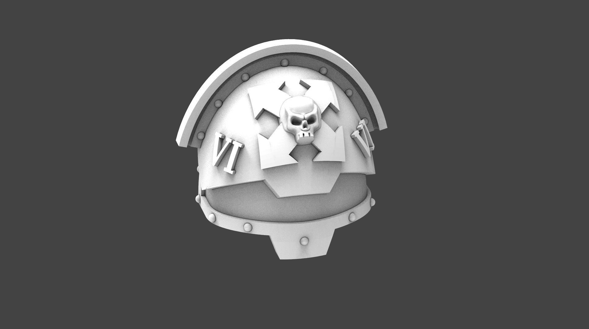 Modular Reinforced Shoulderpads 3D model 3D printable | CGTrader