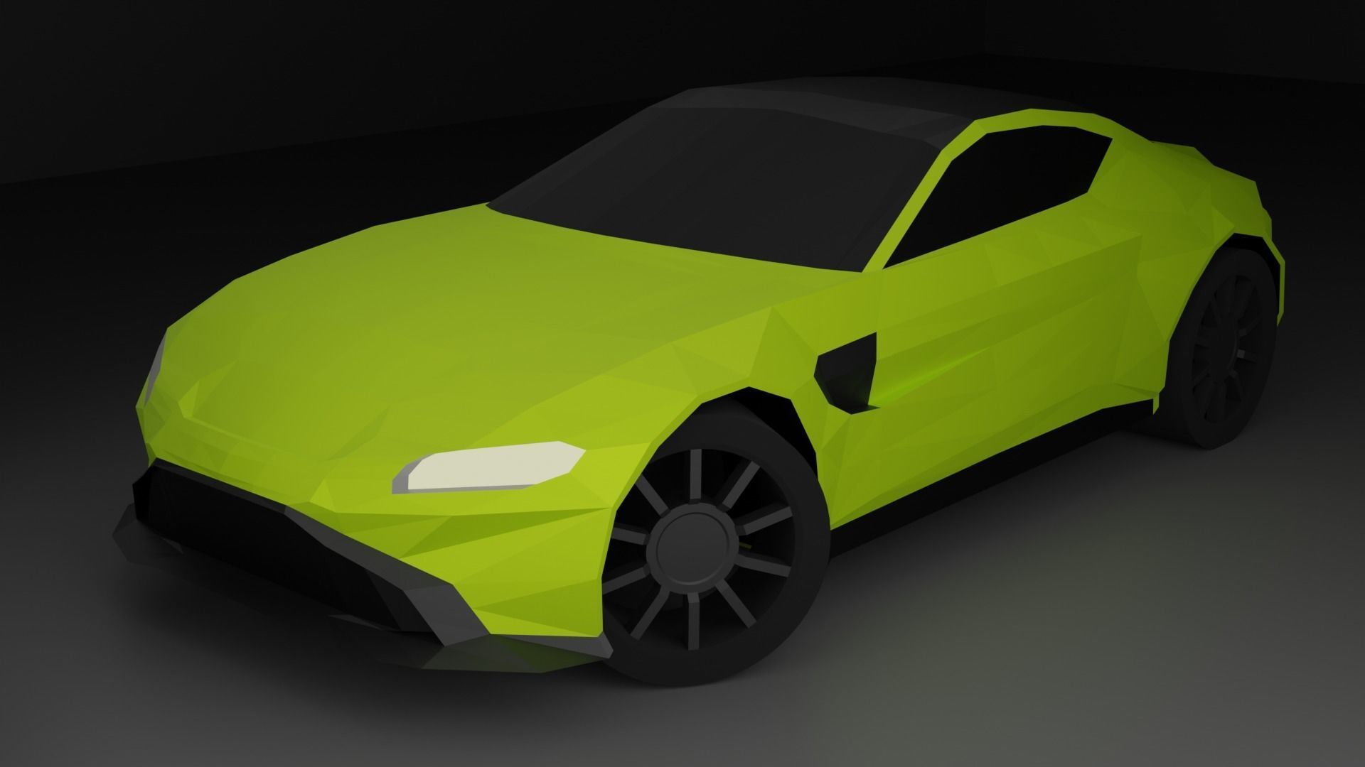 3D model Low Poly stylised Aston Martin and its Variations VR / AR ...