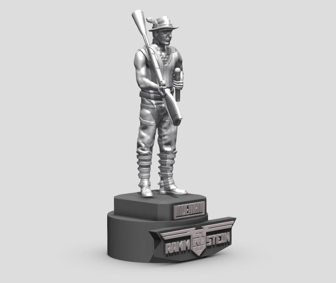 Lindemann - Rammstein 3d printing 3D model 3D printable | CGTrader