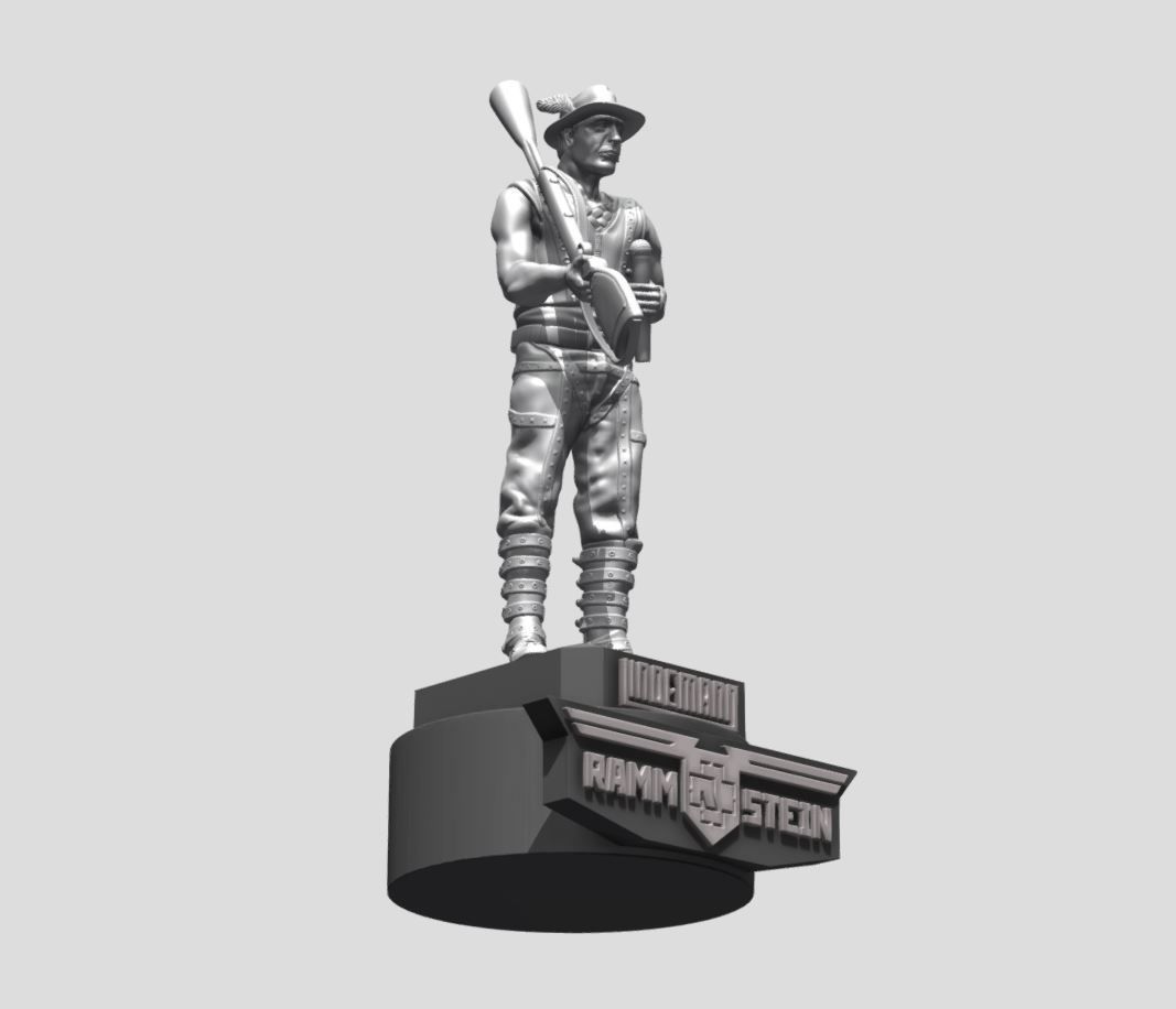 Lindemann - Rammstein 3d printing 3D model 3D printable | CGTrader